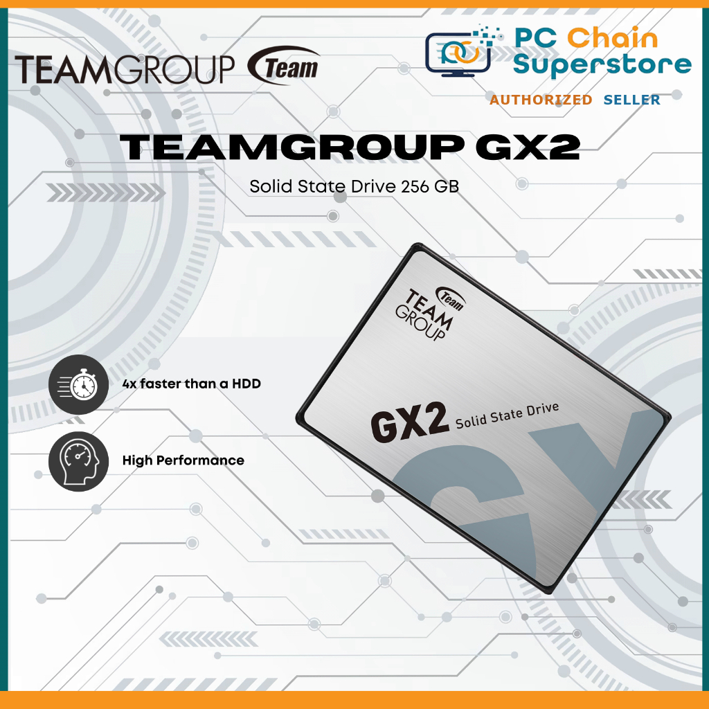 TEAM GROUP GX2 256GB / 512GB SATA III 2.5" SSD - 500Mbps | Shopee ...