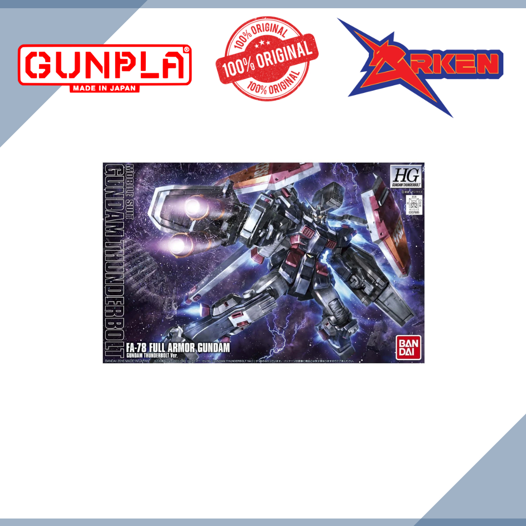 BANDAI Gunpla - HG 1/144 FA-78 Full Armor Gundam (Thunderbolt Ver.) (w ...