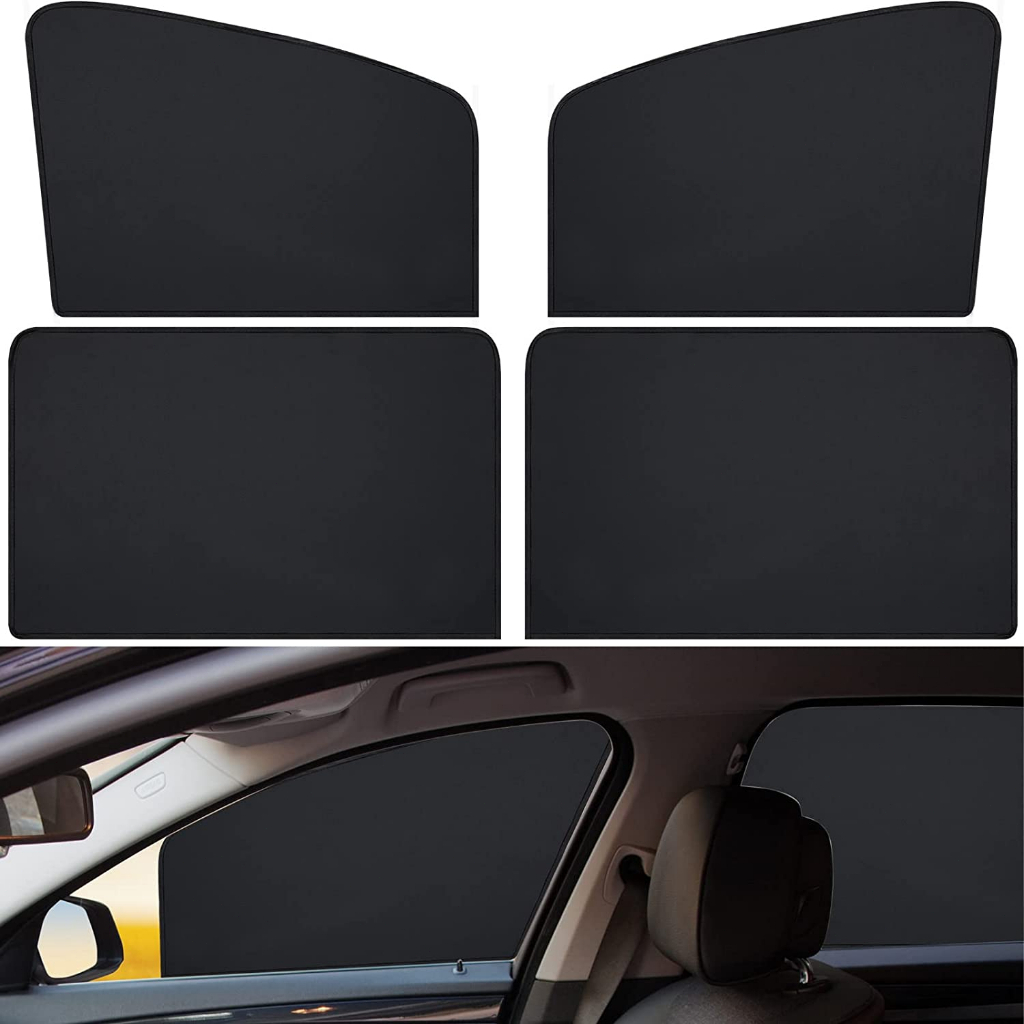 4PCS Magnetic Sunshades for SUV Car Side & Rear Windows Universal ...