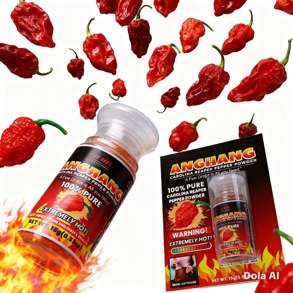 15g Anghang Carolina Reaper Pepper Powder – 100% Pure Super Hot Spice ...
