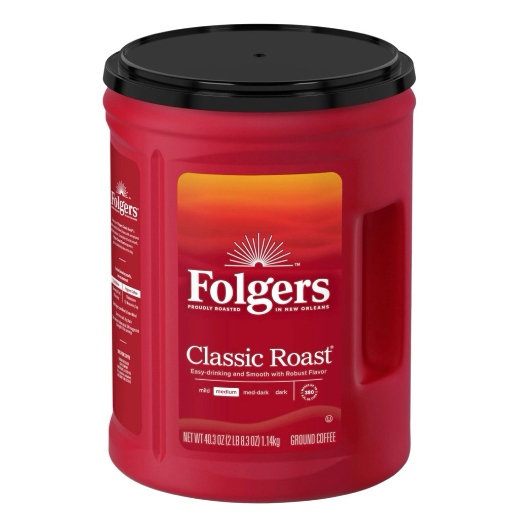 FOLGERS Variety Flavors Ground Coffee Canister | Shopee Philippines