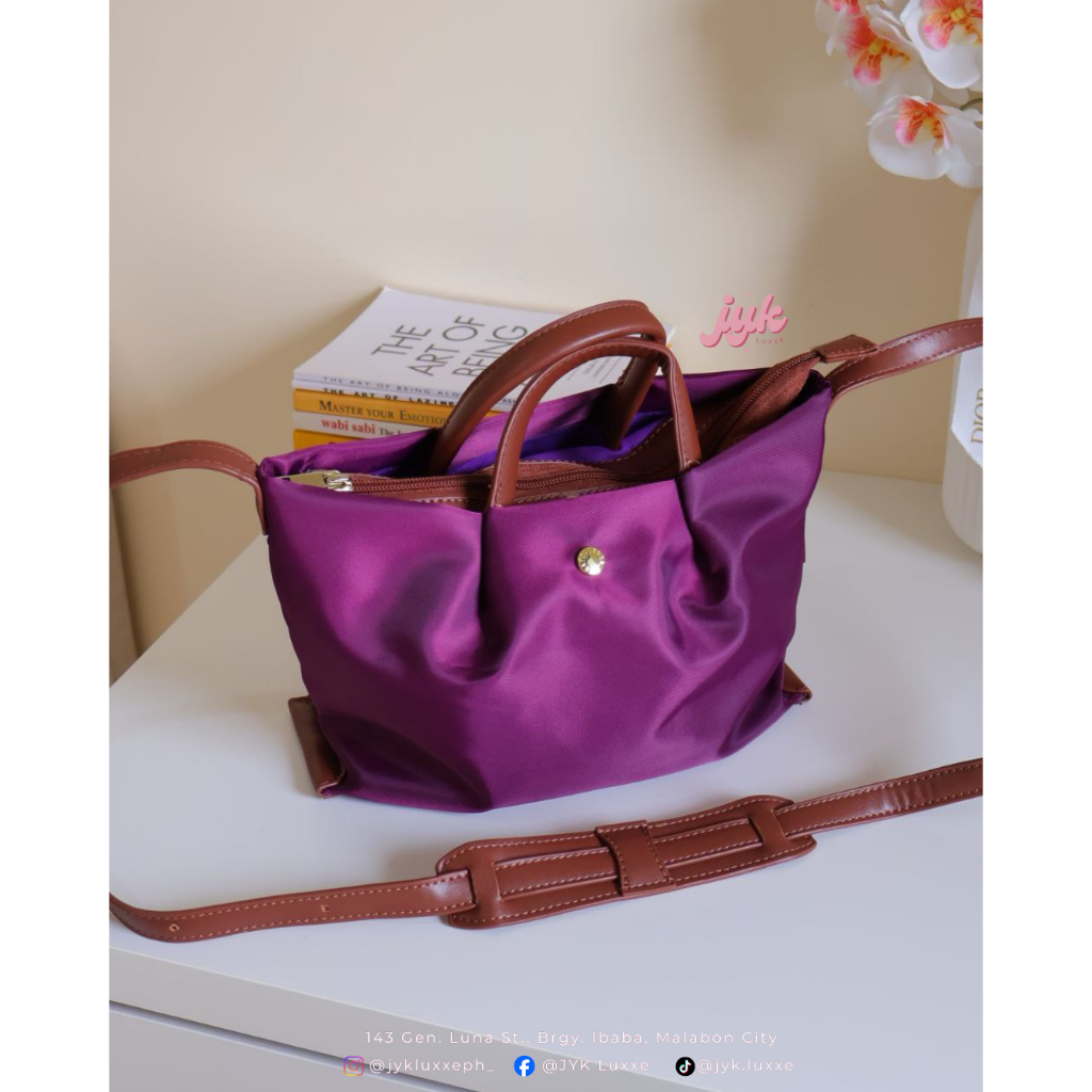 [Jyk Luxxe] Legato Largo Sling Bag Small | Violet | Shopee Philippines