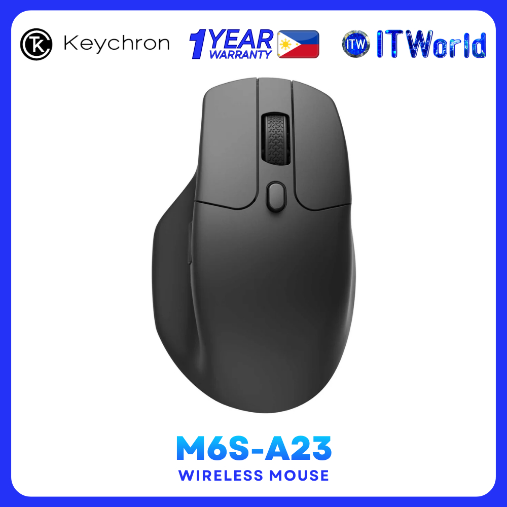 Keychron M6S-A23 M6 8K Wireless Mouse All Silent Micro Switch E itw ...