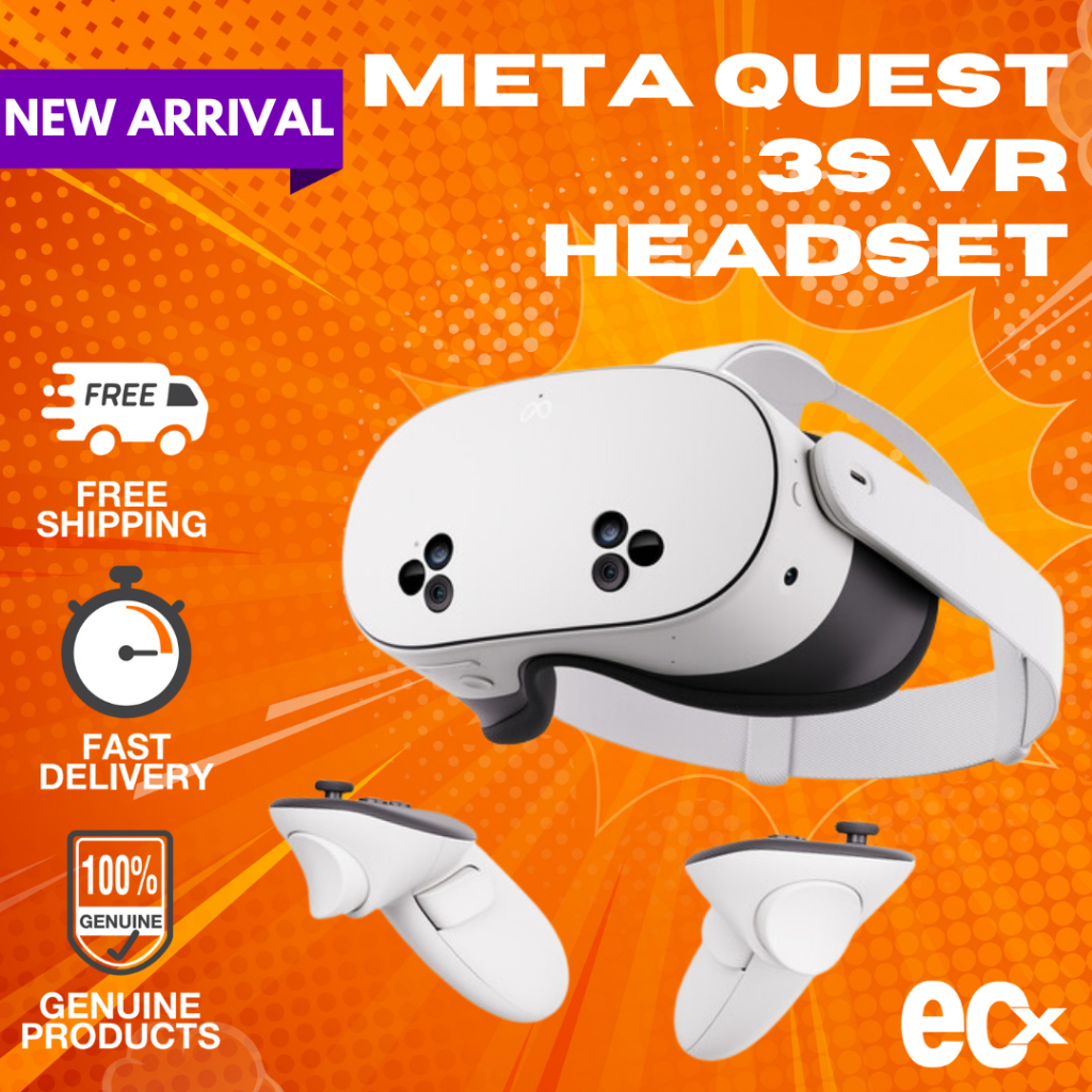 Meta Quest 3S Advanced All-in-One VR Headset 128GB XR2 Gen 2 Dual ...