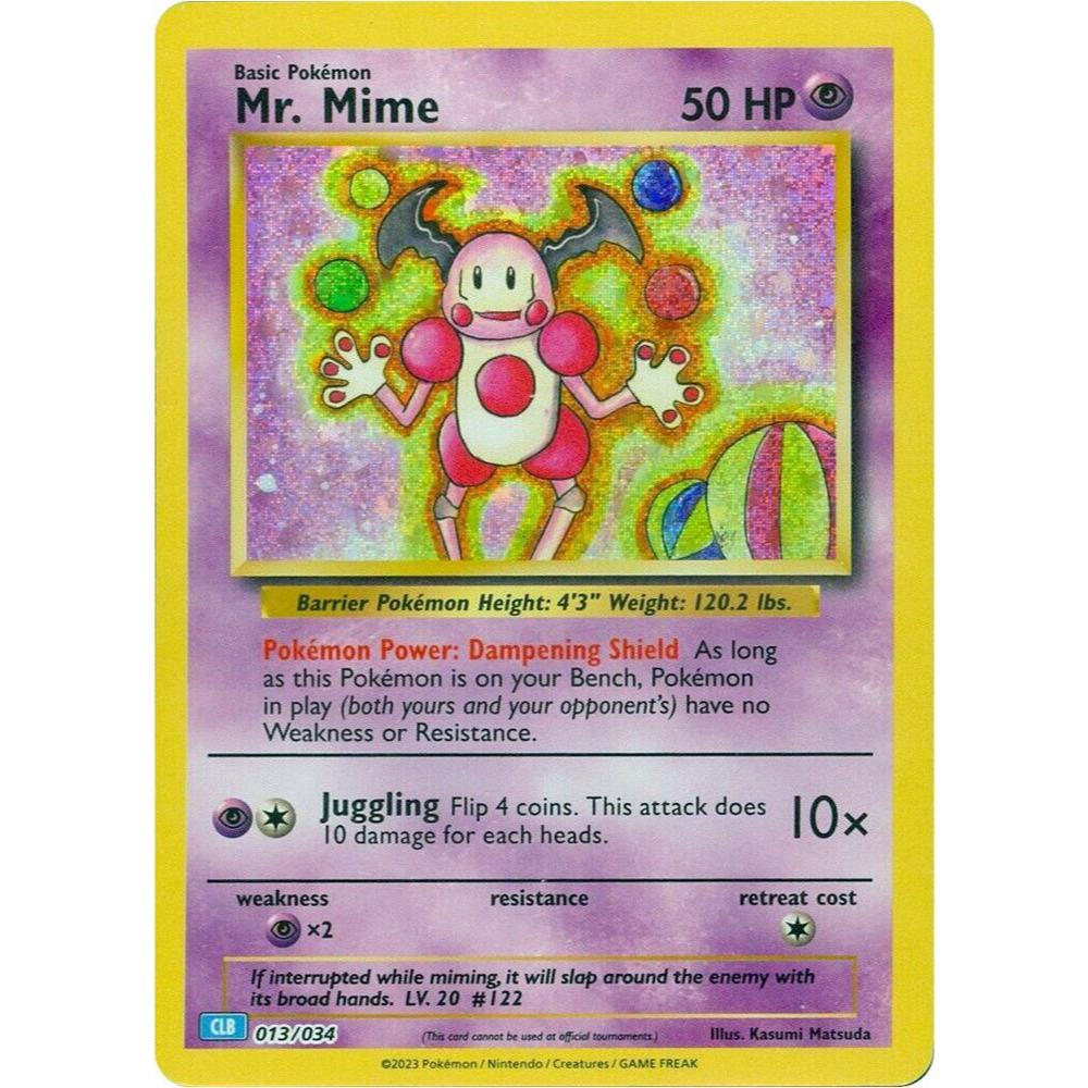 Pokemon TCG: Mr. Mime - Trading Card Game Classic | Shopee Philippines