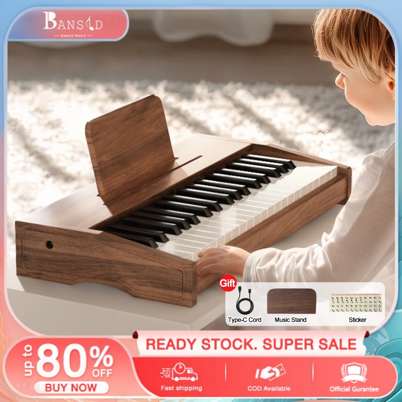 BANSID 37 Keys Digital Wood Piano Suitable for Beginners / Adults Real ...