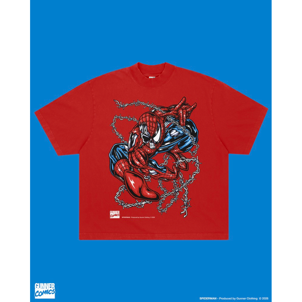 Gunner® Comics | Friendly Neighborhood Spider-Man | Boxy Fit T-Shirt ...