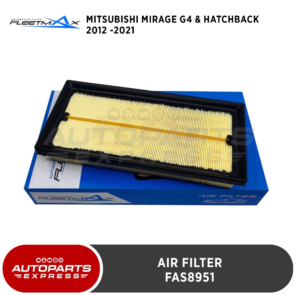 Fleetmax Air filter for MITSUBISHI MIRAGE G4 / HATCHBACK 2012 - 2021 ...