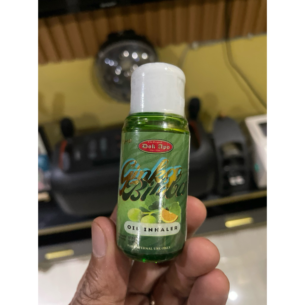 DOK APO GINGKO BILOBA GREEN oil ( for brain power activation) | Shopee ...