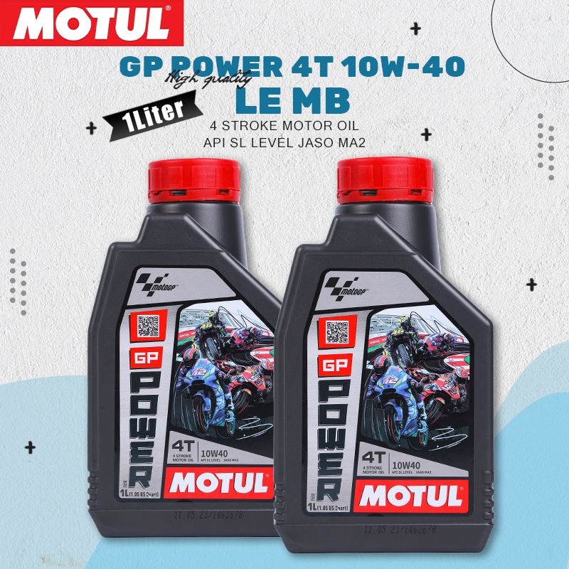 Motul GP Power 4T 10W40 Oil For Motorcycle 1 Liter Fully Synthetic ...