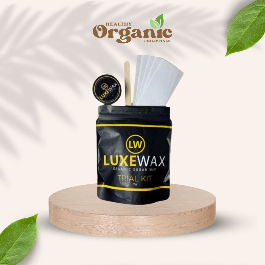 LUXEWAX Cold Trial Kit Organic Sugar Wax Hair Removal Cream Painless ...