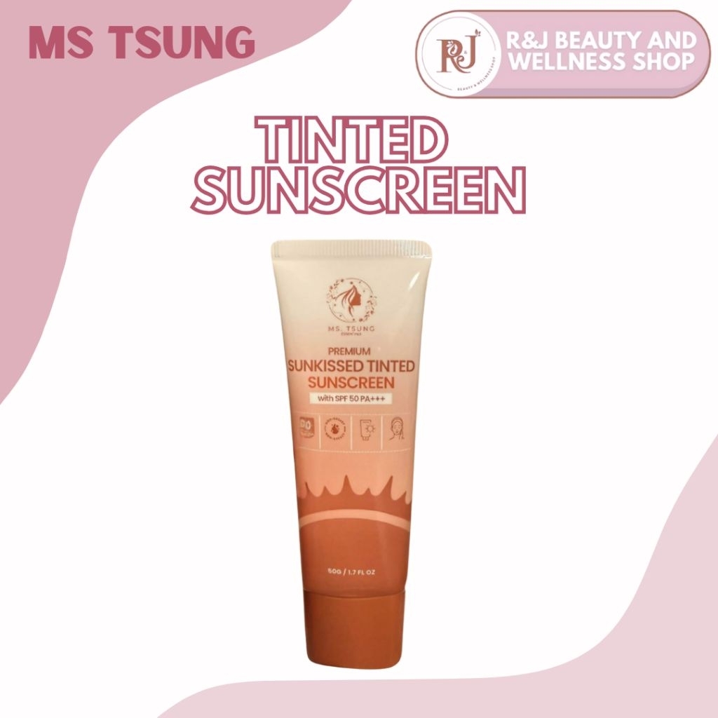 MS TSUNG ESSENTIALS Tinted Sunscreen SPF50 PA+++ Glass Skin Serum 30ml ...