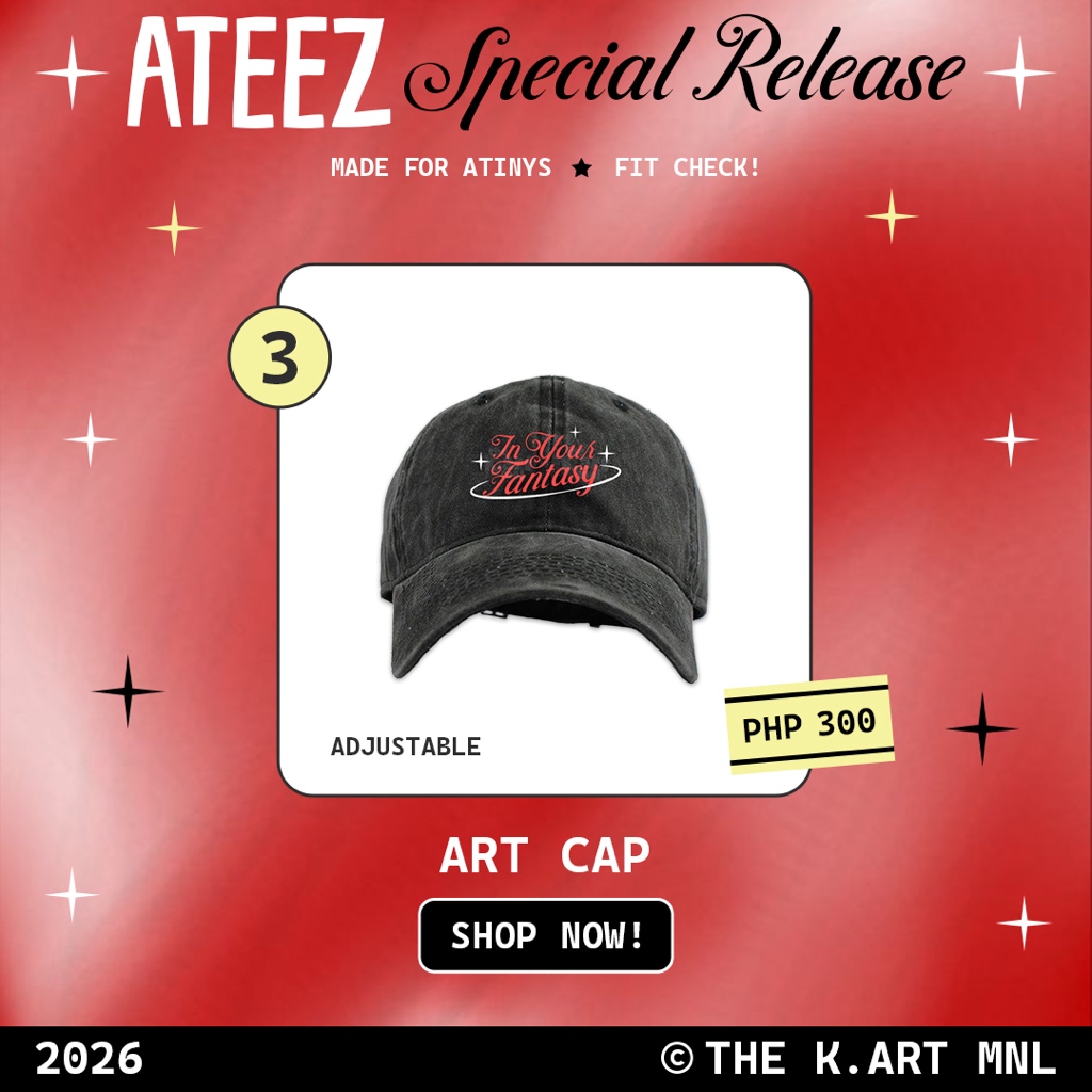 ATEEZ 'IN YOUR FANTASY' SPECIAL RELEASE - CAP | Shopee Philippines