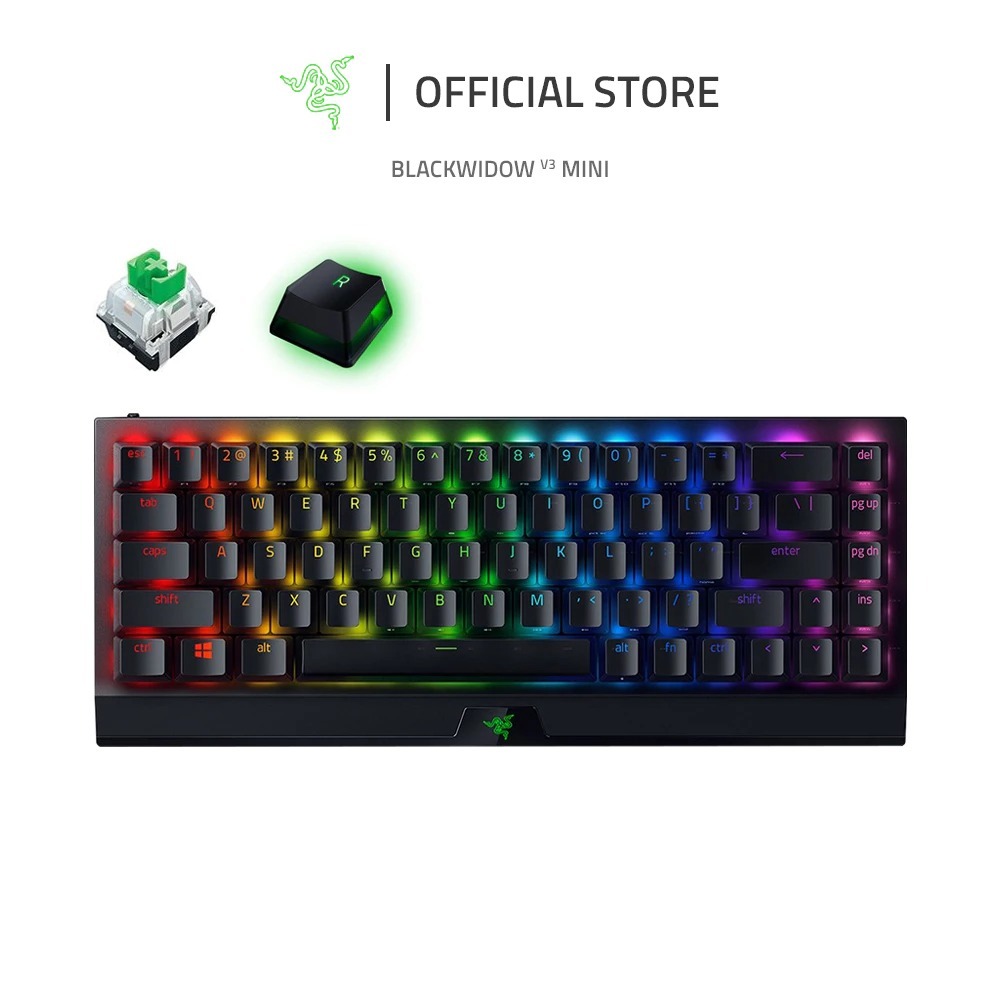 [LIMITED TIME SALE] Razer BlackWidow V3 Mini HyperSpeed Phantom Pudding ...