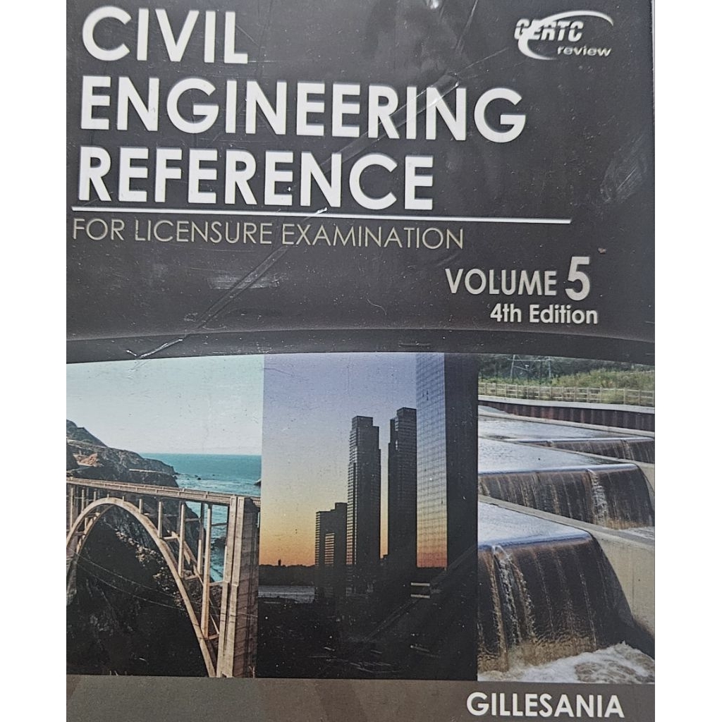 Civil Engineering Reference volume 5 4th By Gillesania | Shopee Philippines