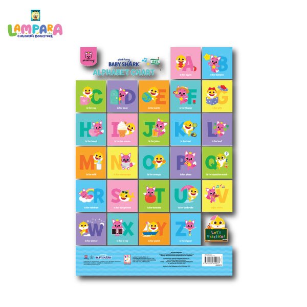Pinkfong's Baby Shark Alphabet Chart | Shopee Philippines