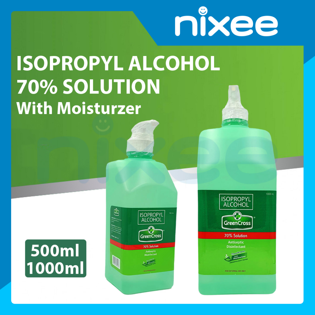 Green Cross Isopropyl Alcohol 70% W/ Moisturizer Dermatologist tested ...