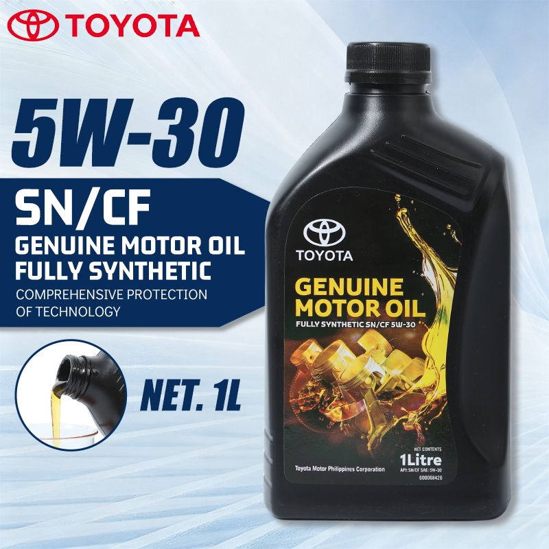 Toyota Genuine Motor Oil Fully Synthetic 5W-30 1L bottle Original ...