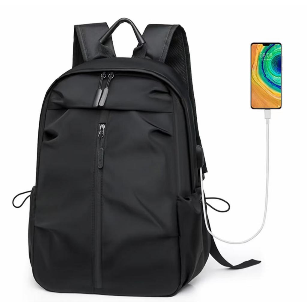 Mumu 9024 Quality Nylon Unisex BackPack College School Students Back ...