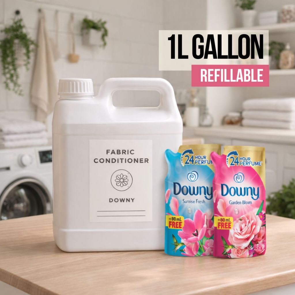 Lagayan ng Pouched Downy Fabcon - 1L Gallon Capacity with Free Custom ...