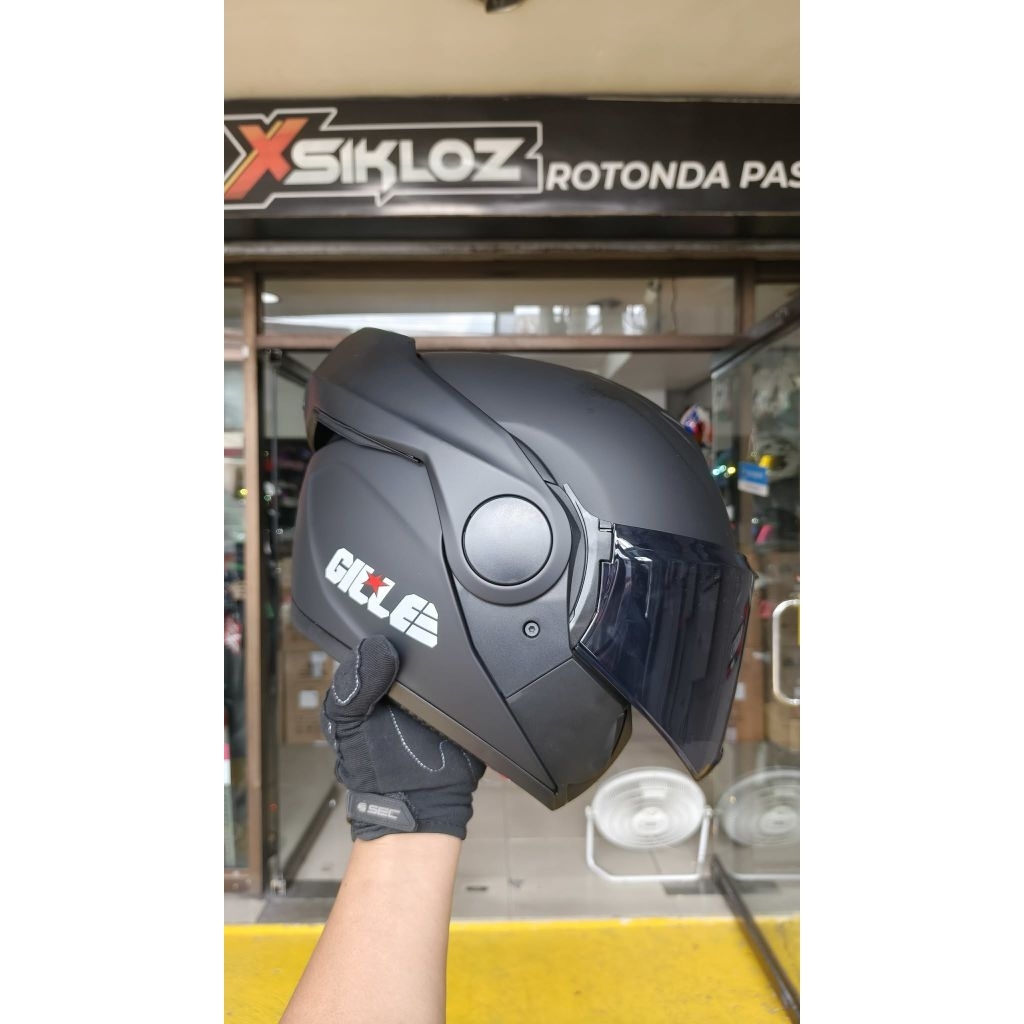 Gille veloz/vertix Full face/ Modular helmet, Rotate hanggang Likod ...