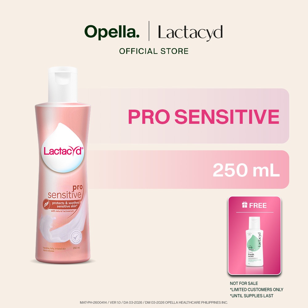 [EXCLUSIVE] Lactacyd Pro Sensitive Feminine Wash 250mL + FREE Ever ...
