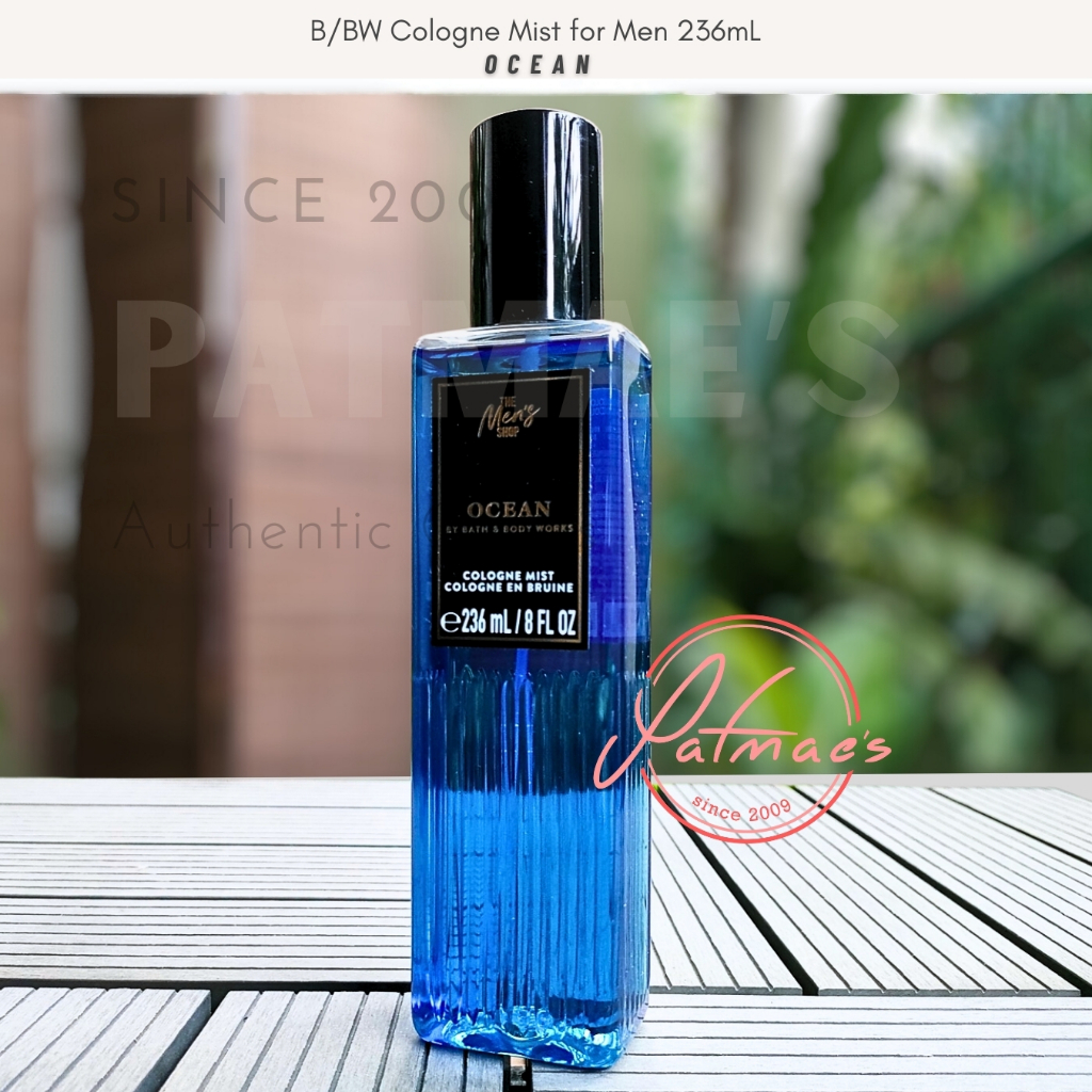 Bath & Body Works Ocean - Blue Cypress, Vetiver, Coastal Air Cologne ...