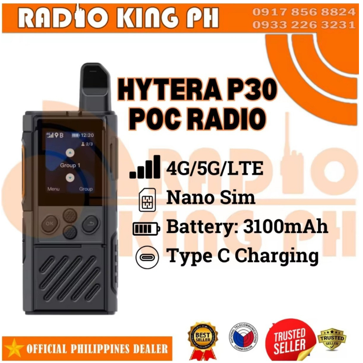 HYTERA P30 PoC/Push To Talk Over Cellular Radio | Shopee Philippines