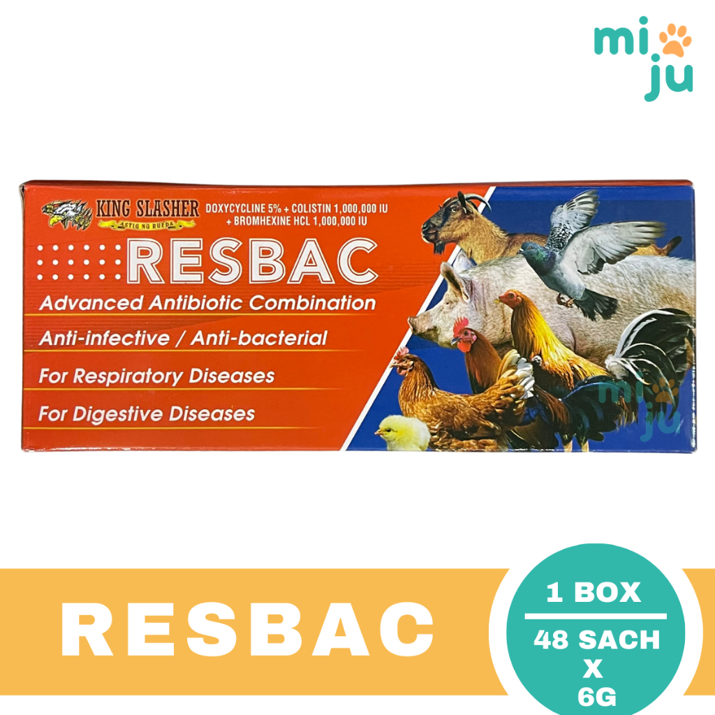 King Slasher Resbac (1 Box/48 Sachets x 6g) - For Animal Use | Shopee ...