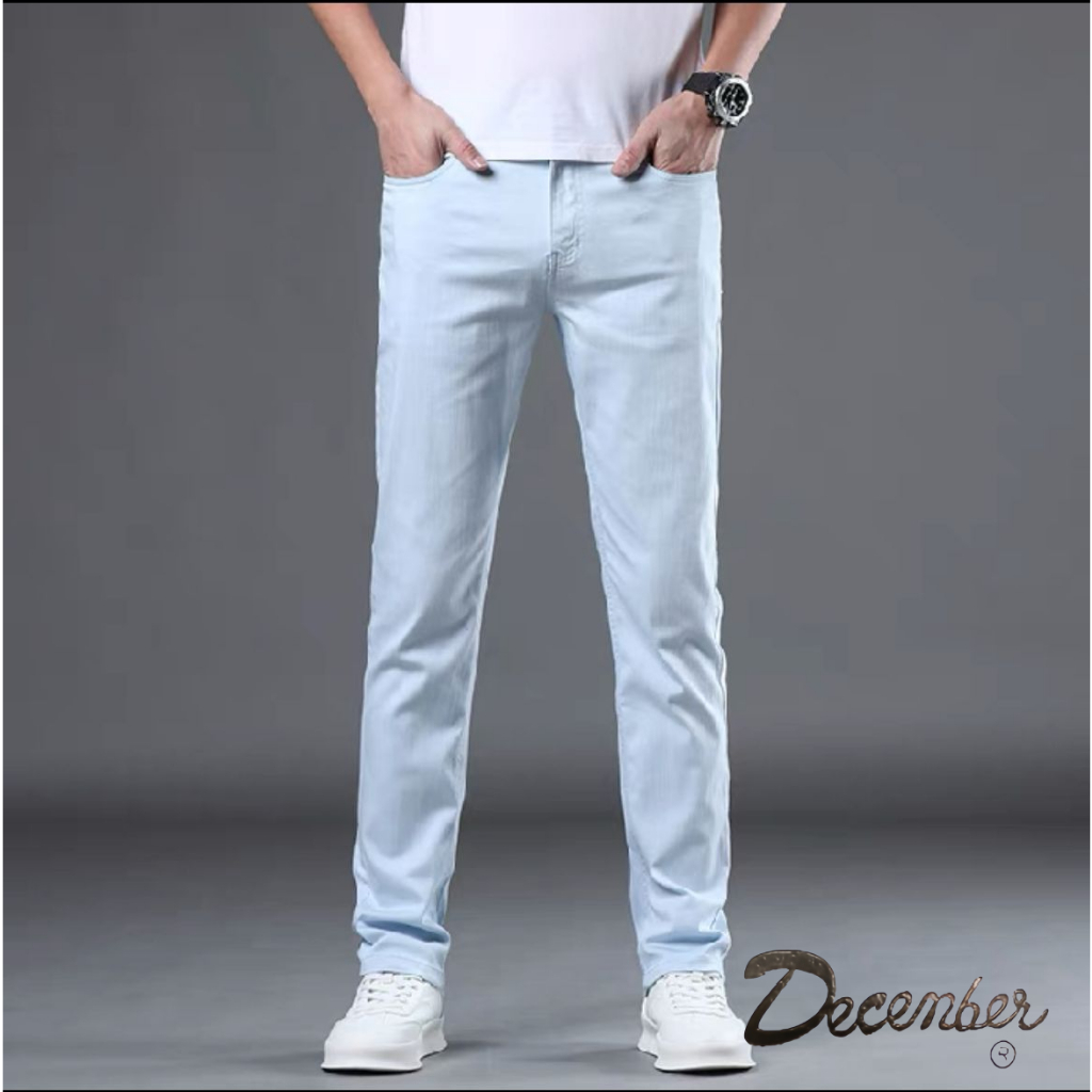 DECEMBER JEANS PANTS FOR MEN STECHABLE GOOD QUALITY COD | Shopee ...