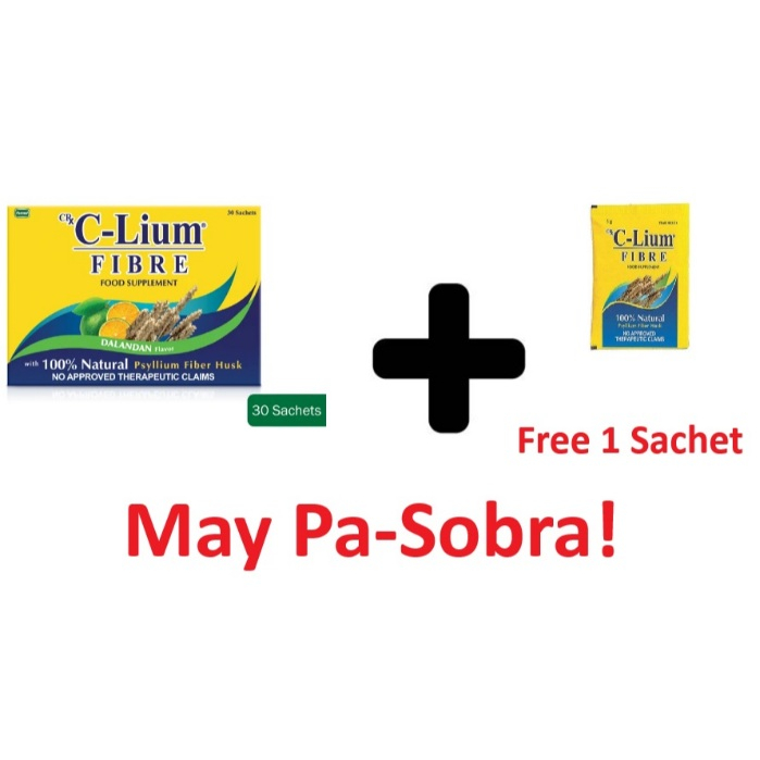 C-LIUM FIBRE (HUSK) FOOD SUPPLEMENT DALANDAN FLAVOR (30 sachets/box ...