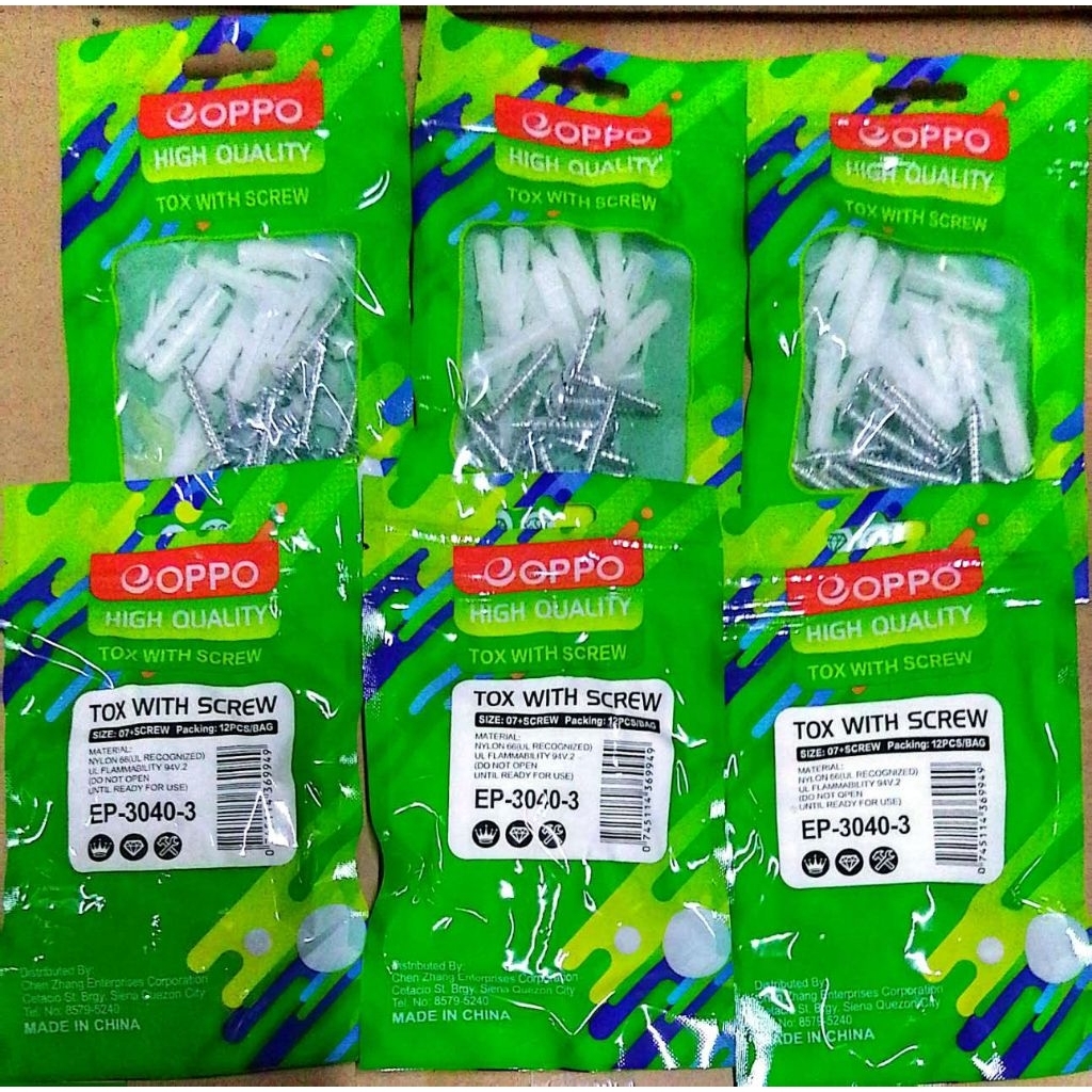 TOX WITH SCREW ( EP-3040) | Shopee Philippines