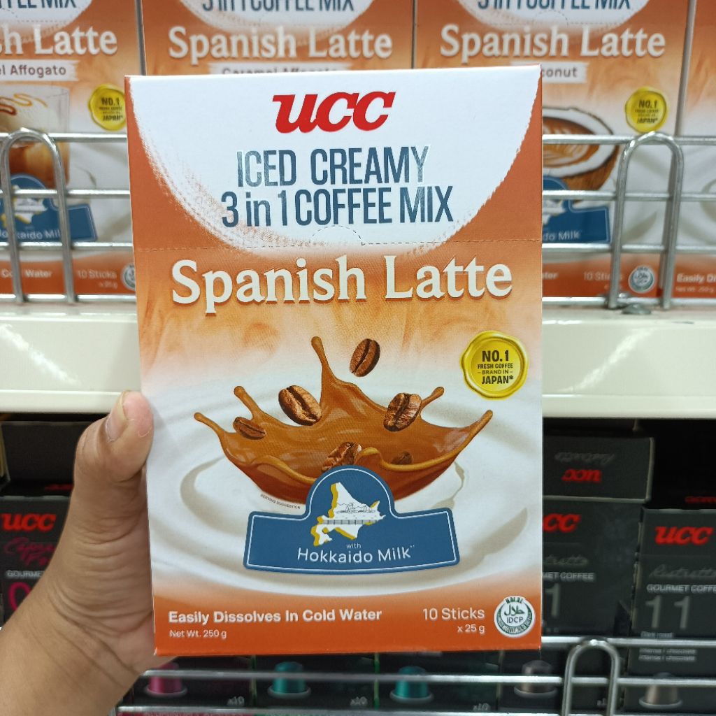 UCC Iced Creamy Spanish Latte 10 sticks | Shopee Philippines
