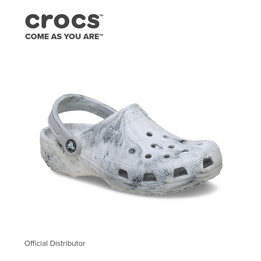 Crocs Classic Watercolor Marbled Clog in Grey Swirl | Shopee Philippines
