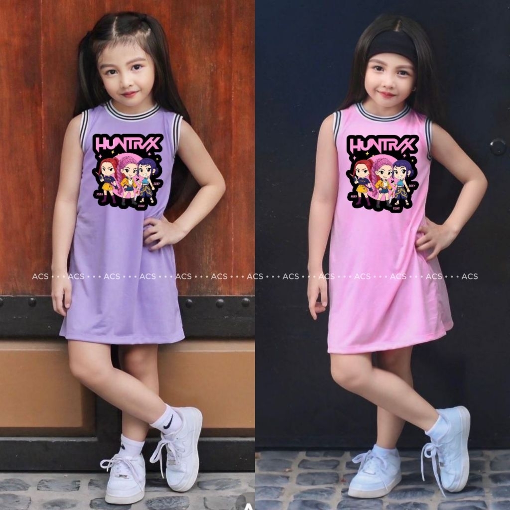 HUNTRIX DRESS KIDS COTTON FIT 1-15 YRS OLD | Shopee Philippines