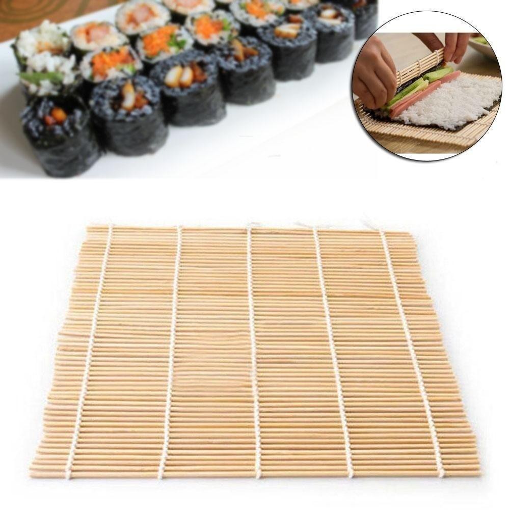 Bamboo Sushi Mat Sushi Roller Sushi Roll Maker Japanese Mat Handmade ...