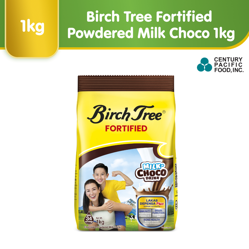 Birch Tree Fortified Powdered Milk Choco 1kg - Rich and Creamy ...