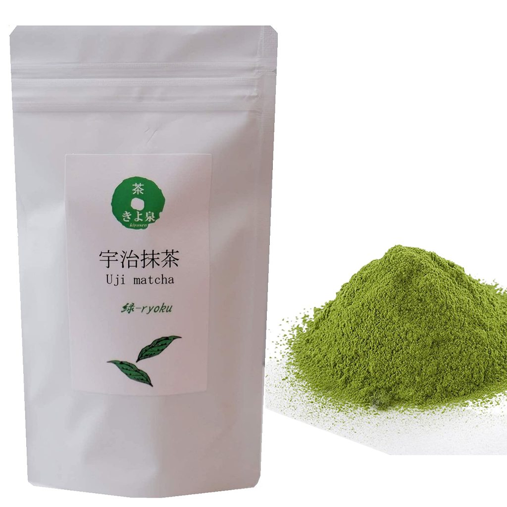 KIYOSEN RYOKU Uji Matcha powder for processing, confectionery 100g Pack ...