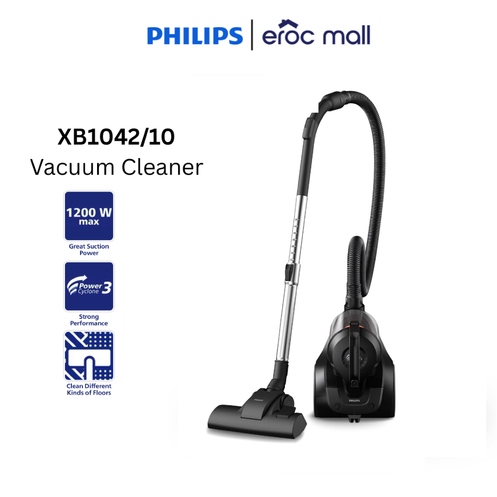 PHILIPS XB1042/10 Bagless Vacuum Cleaner 1000 Series PowerCyclone 3 ...