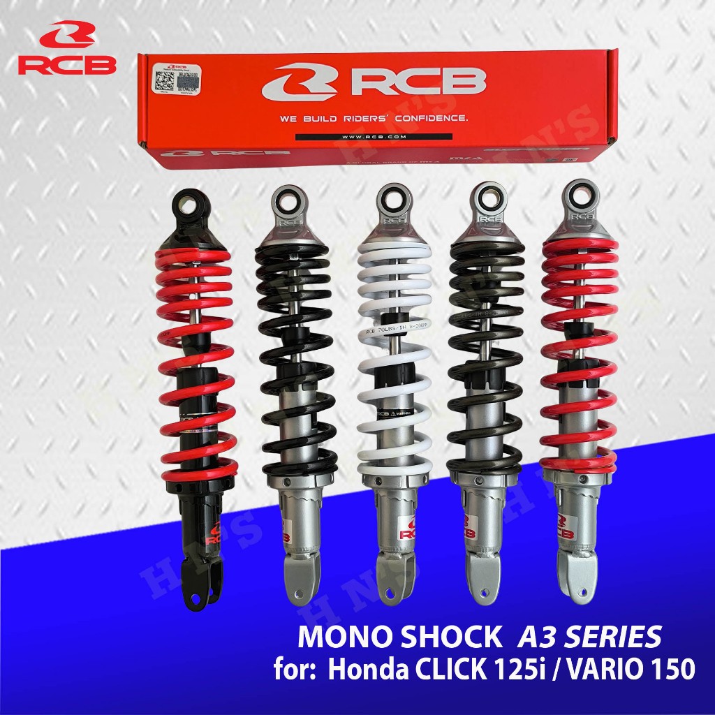 RCB Shock Absorber Monoshock A3 Series for Honda Click 125i/150i ...
