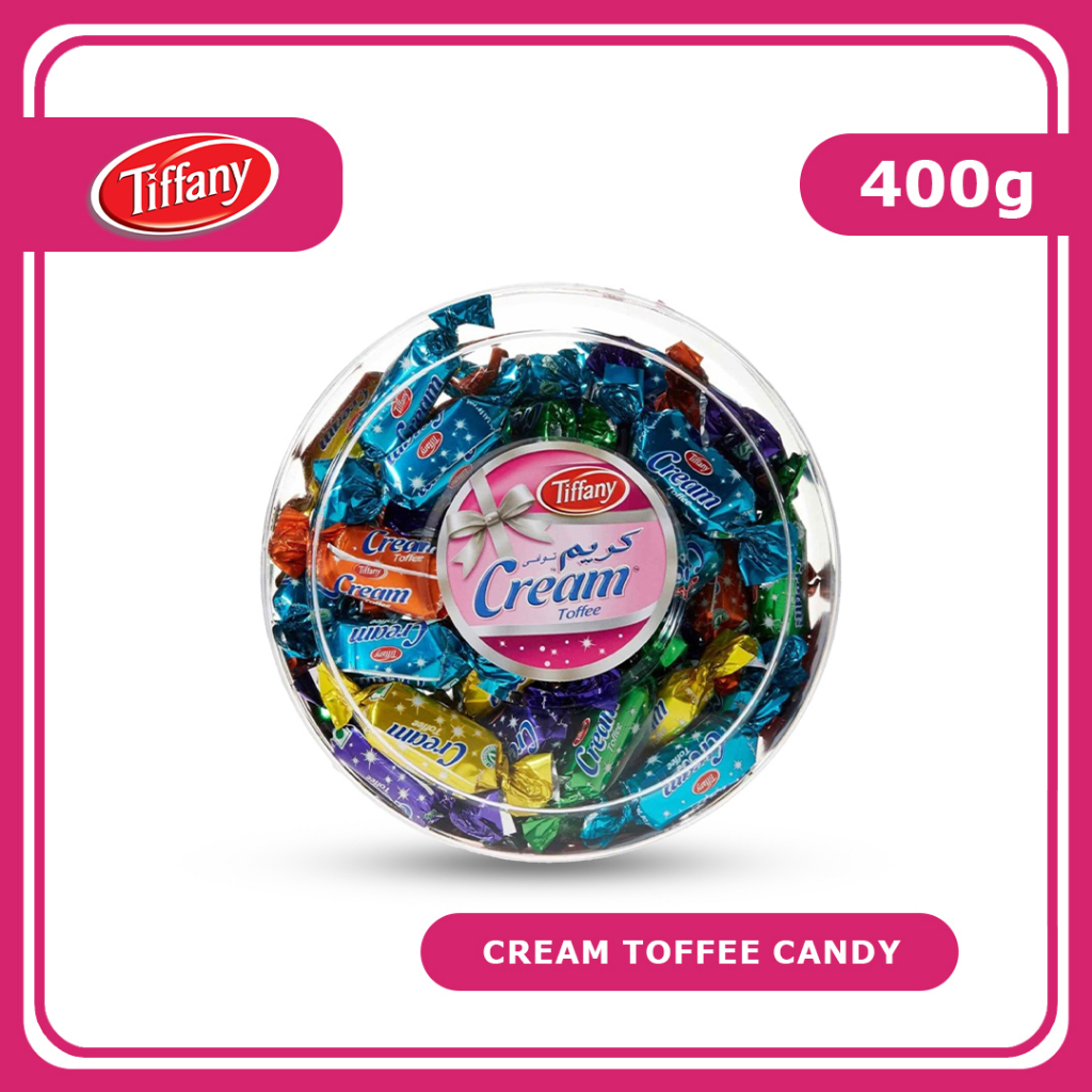 Tiffany Candy Cream Assorted Toffees with Soft Creamy Centres 400g ...