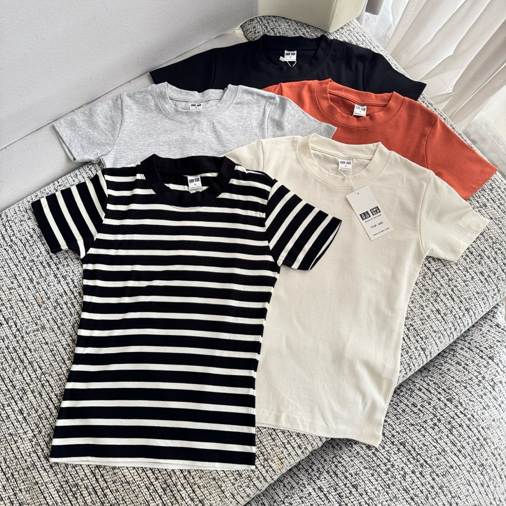 FULL LENGTH! UNIQ Crewneck Shirt •TIA_ngge | Shopee Philippines