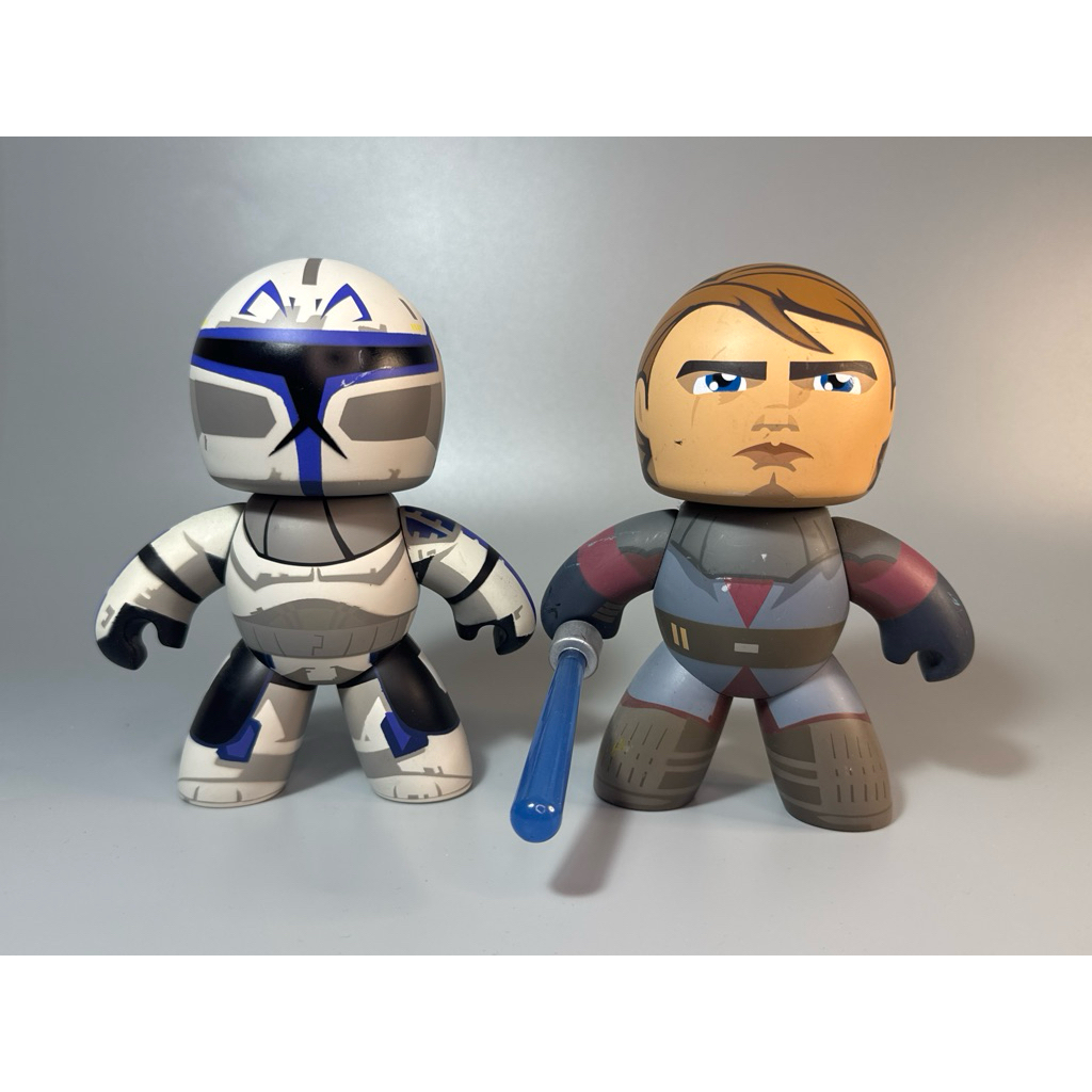 Star Wars Mighty Muggs Set Captain Rex and Anakin skywalker classic ...