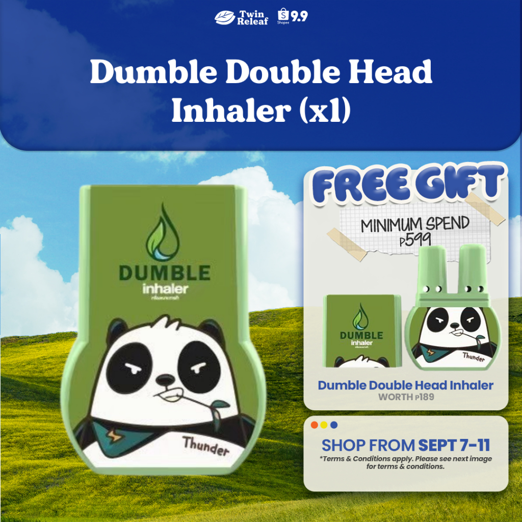 DUMBLE Double Head Inhaler [Soothing Vapors, Relieves Nasal Congestion ...