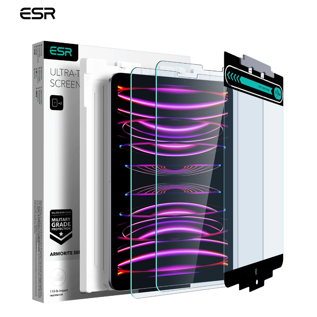 ESR Armorite Screen Protector, Compatible with iPad | Shopee Philippines