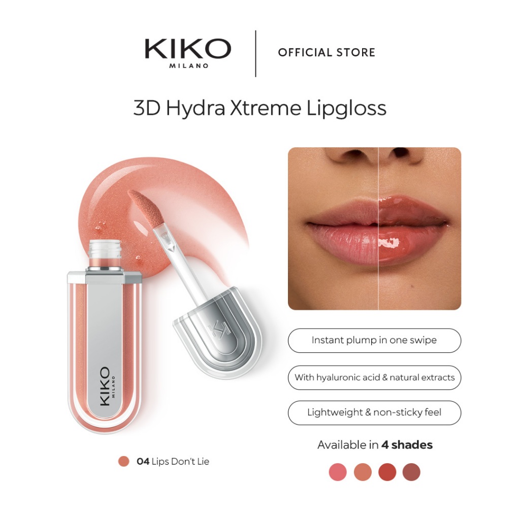 Kiko Milano 3D Hydra Xtreme Lipgloss | Shopee Philippines
