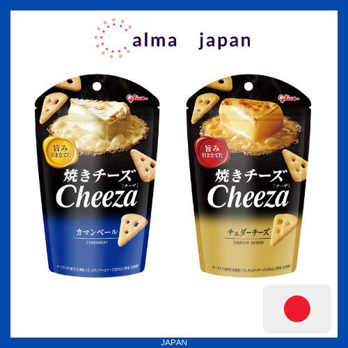 [Japanese Sweets] Ezaki Glico / Cheeza Camembert / Cheeza Cheddar ...