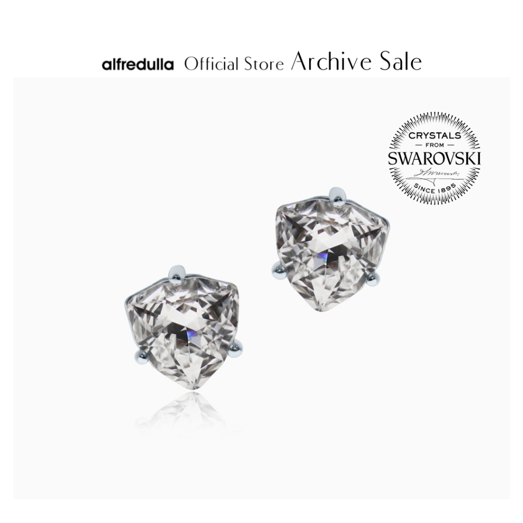 Alfredulla Stud Trilliants M Crystals from Swarovski® Earrings | Shopee ...