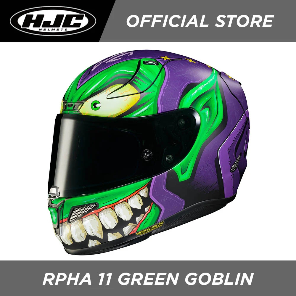 HJC Helmets RPHA 11 Green Goblin | Shopee Philippines