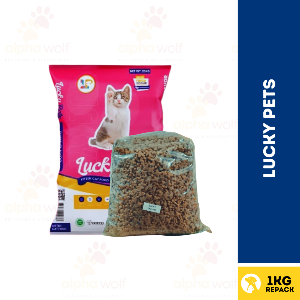 Lucky Pets Cat Food for KITTEN 1Kg | Shopee Philippines